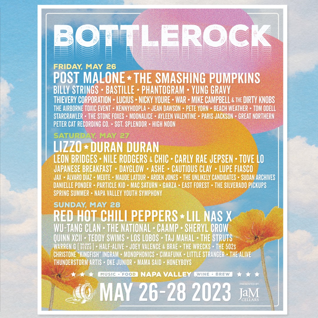 BottleRock Festival: Lizzo, Duran Duran & Leon Bridges - Saturday Pass ...